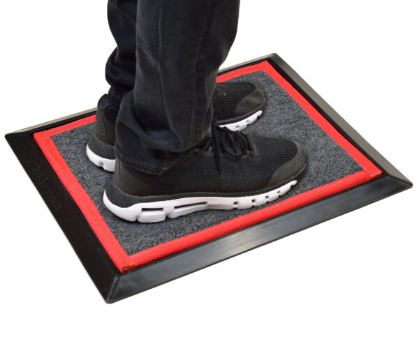 Shoe Sanitizer Mat, USA made Disinfectant shoe mat - SaniStride®