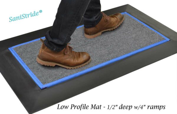 Shoe Sanitizer Mat, USA made Disinfectant shoe mat - SaniStride®