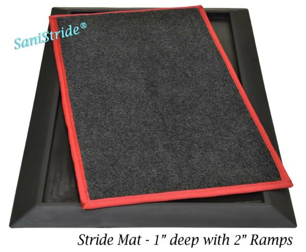 Shoe Sanitizer Mat, USA made Disinfectant shoe mat - SaniStride®